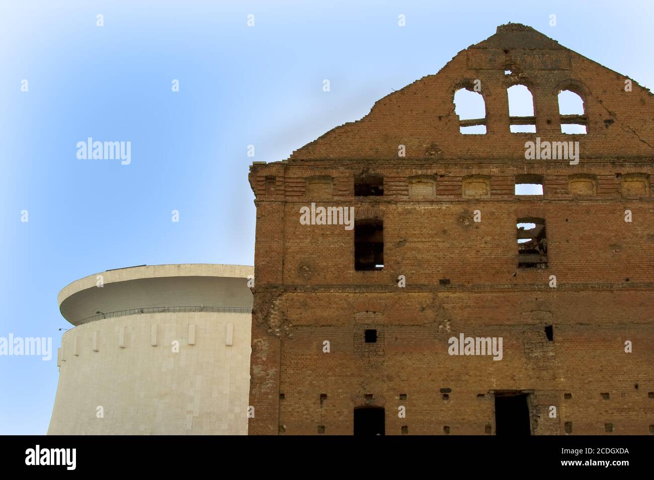 Russia. Volgograd. A memorial complex - Museum - panorama Stalingrad ...