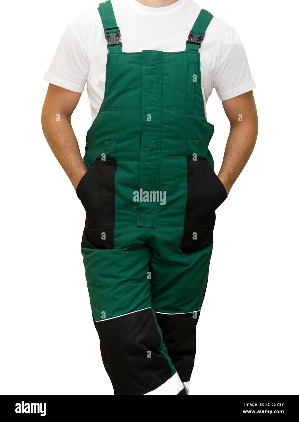 Green Work uniform Stock Photo - Alamy