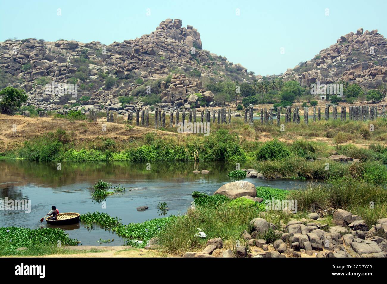 Natural landscape view boat hi-res stock photography and images - Alamy