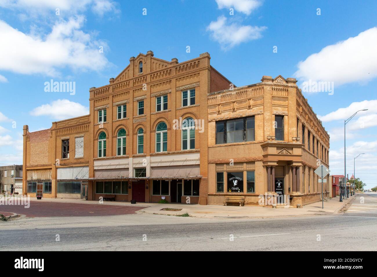Historic 1907 Opera House in Anson Texas Stock Photo - Alamy