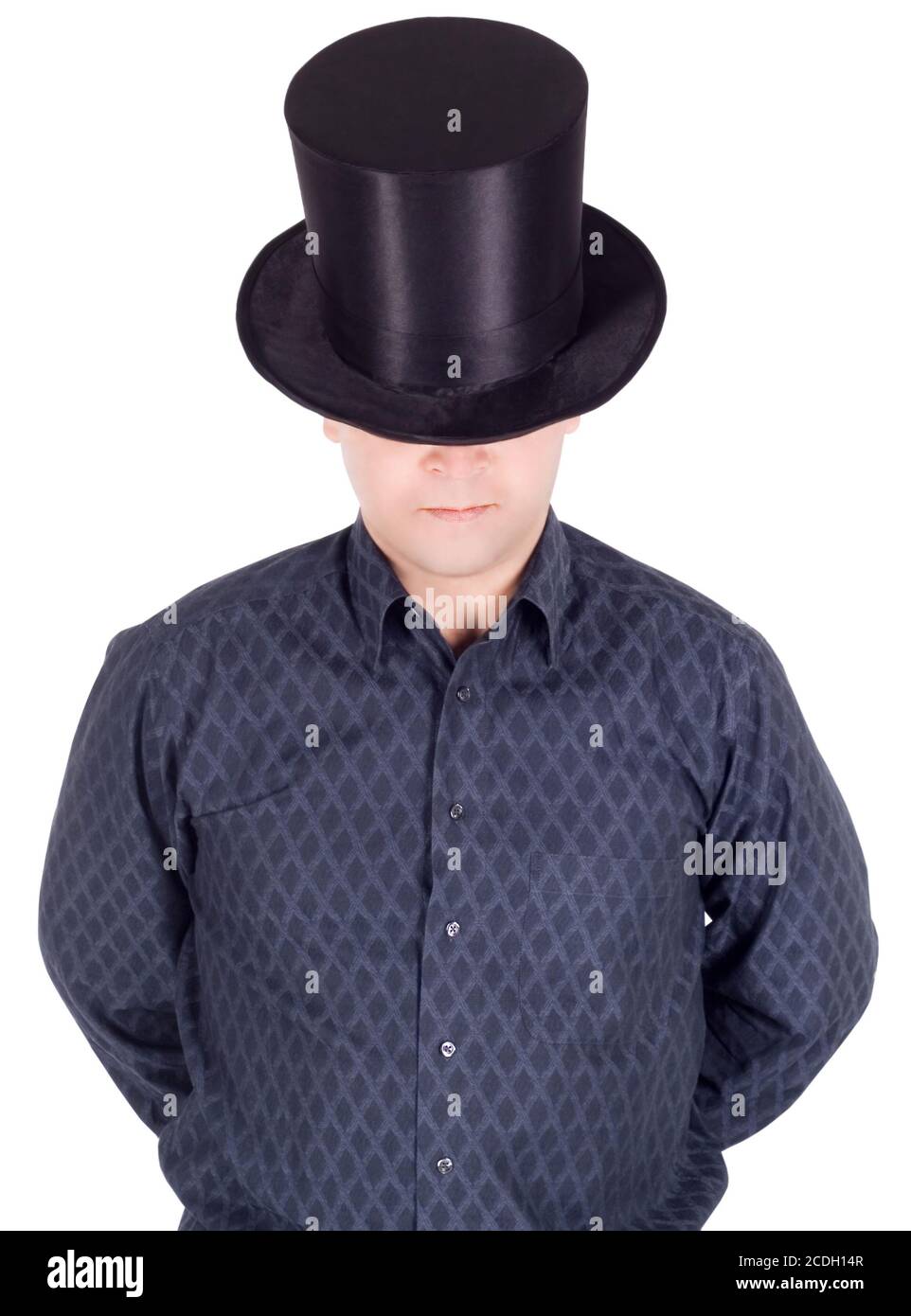 Man with top hat hi-res stock photography and images - Alamy