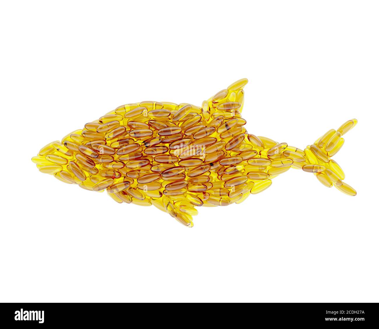 Golden omega sign with shiny splashes on a white background. 3D ...