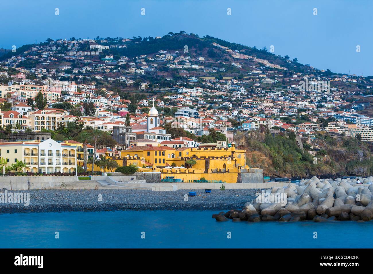 Portugal, Madeira, Funchal, View of Sao Tiago Fort Stock Photo - Alamy