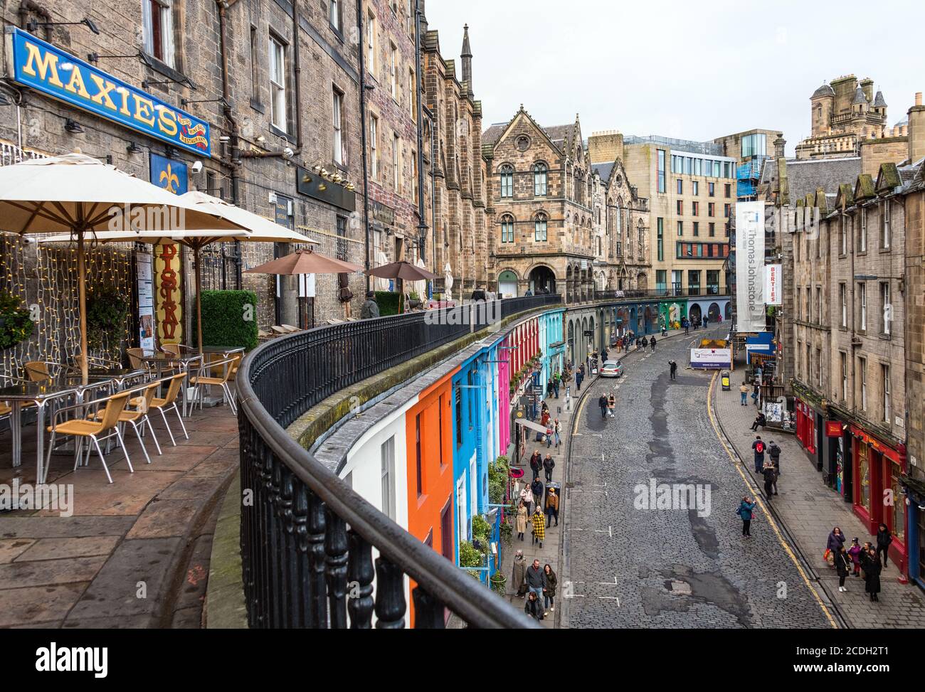 Victoria street scottish architecture hi-res stock photography and ...