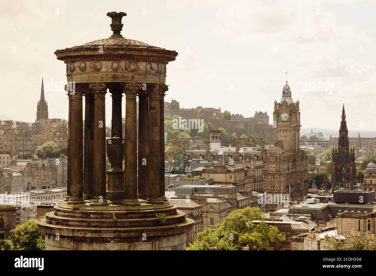 From calton hill in edinburgh hi-res stock photography and images - Alamy