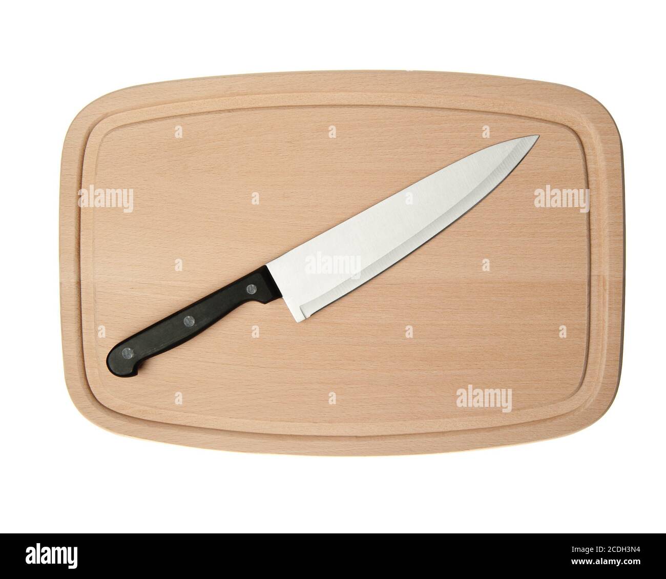Knife and board for cutting food Stock Photo - Alamy
