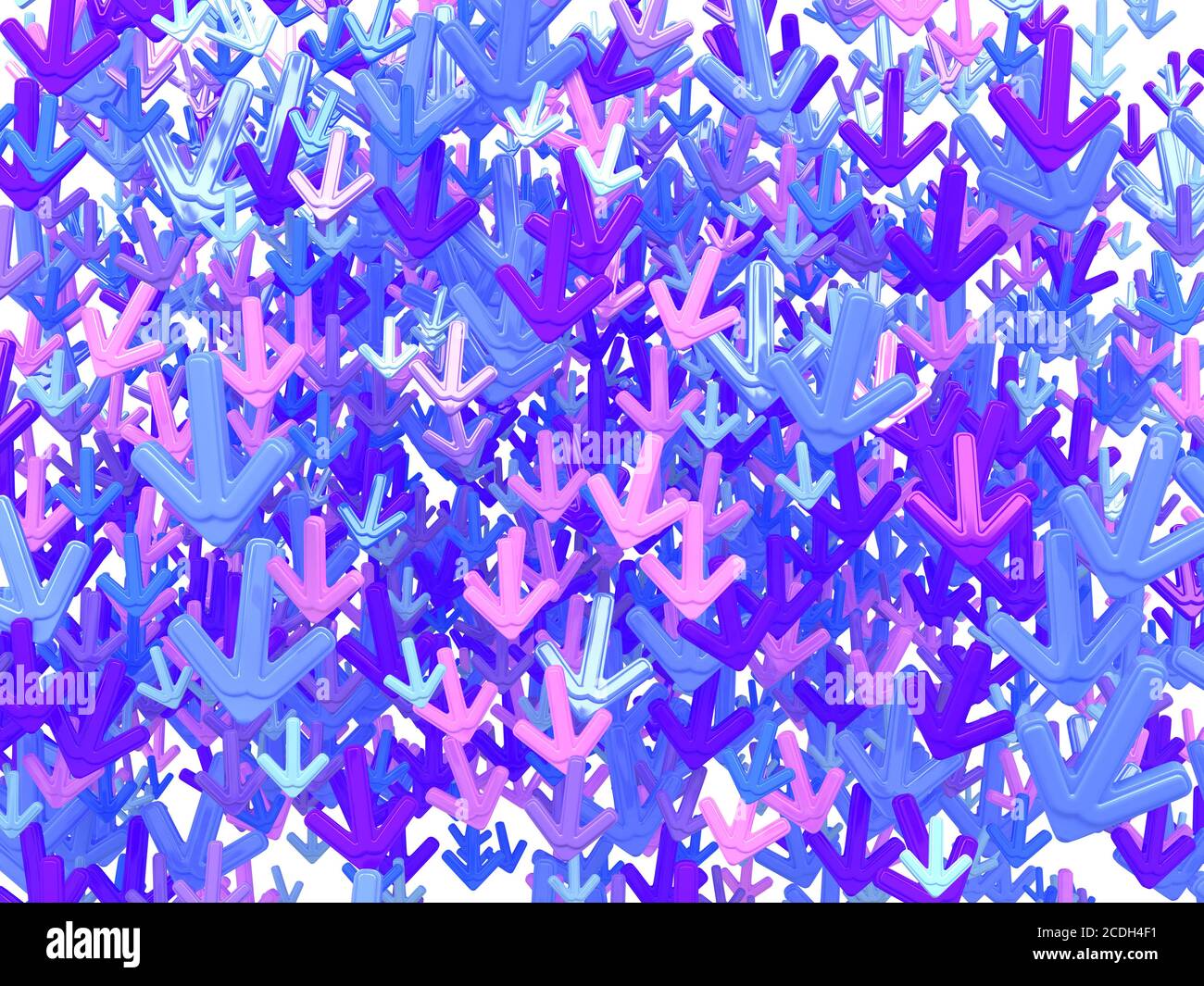 Arrows downwards hi-res stock photography and images - Alamy