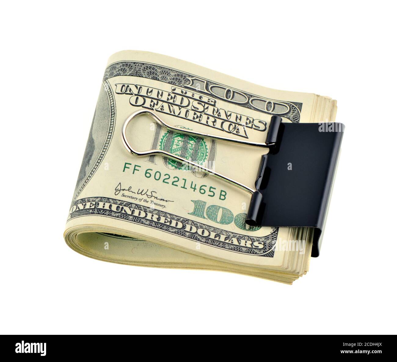 pack dollars isolated Stock Photo - Alamy