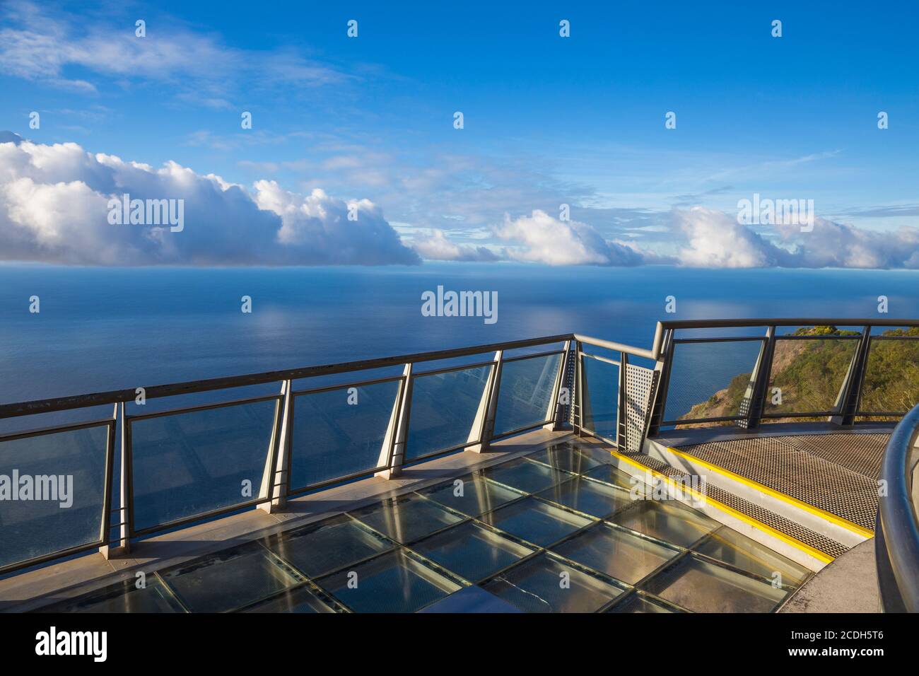 Portugal, Madeira, Funchal, Cabo Girao, Glass bottomed skywalk Stock ...