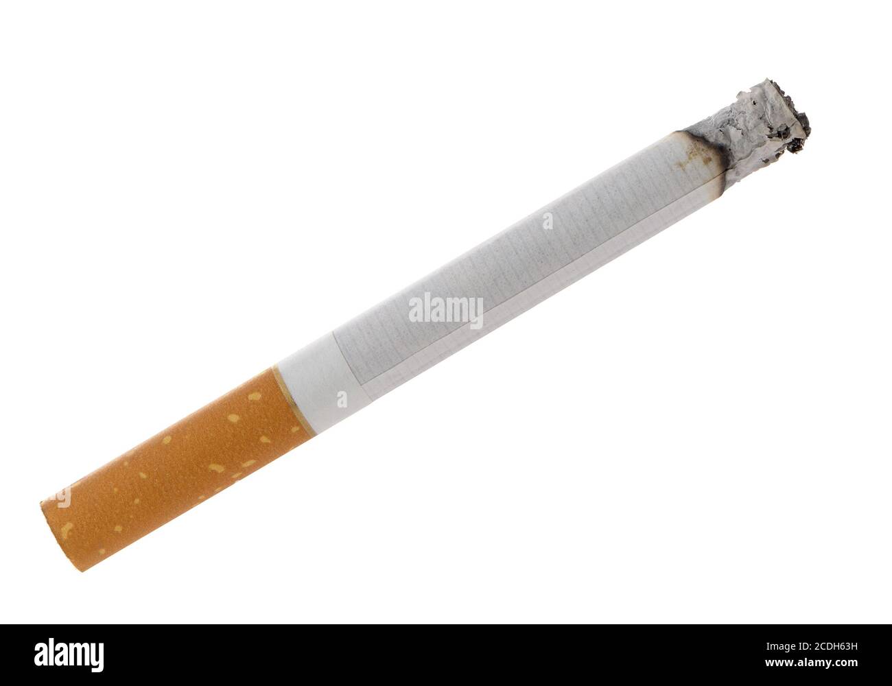 Burning cigarette with ashes Stock Photo - Alamy