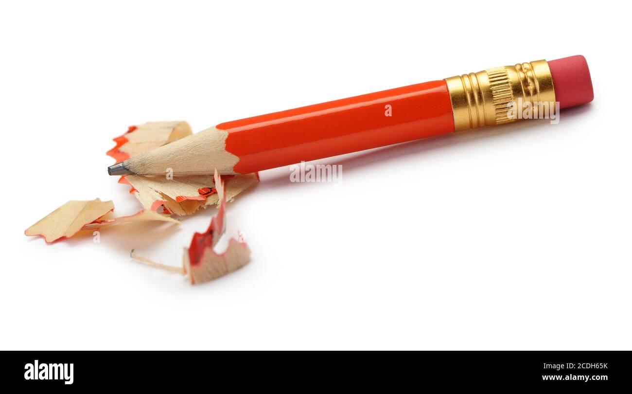 Sharpen a pencil Cut Out Stock Images & Pictures - Alamy