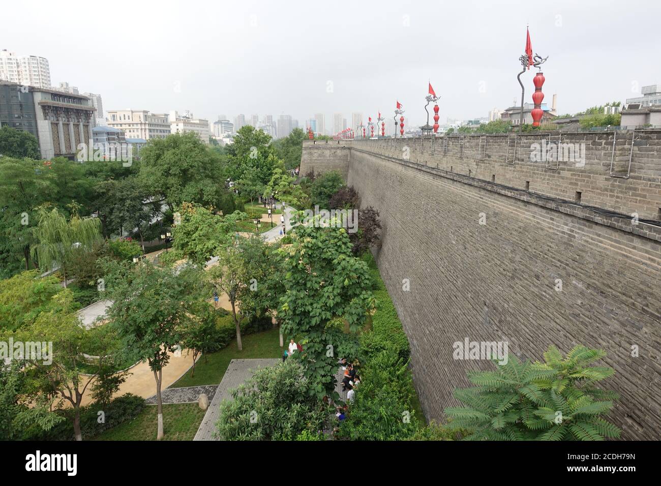 Xi'an City Wall Stock Photo - Alamy