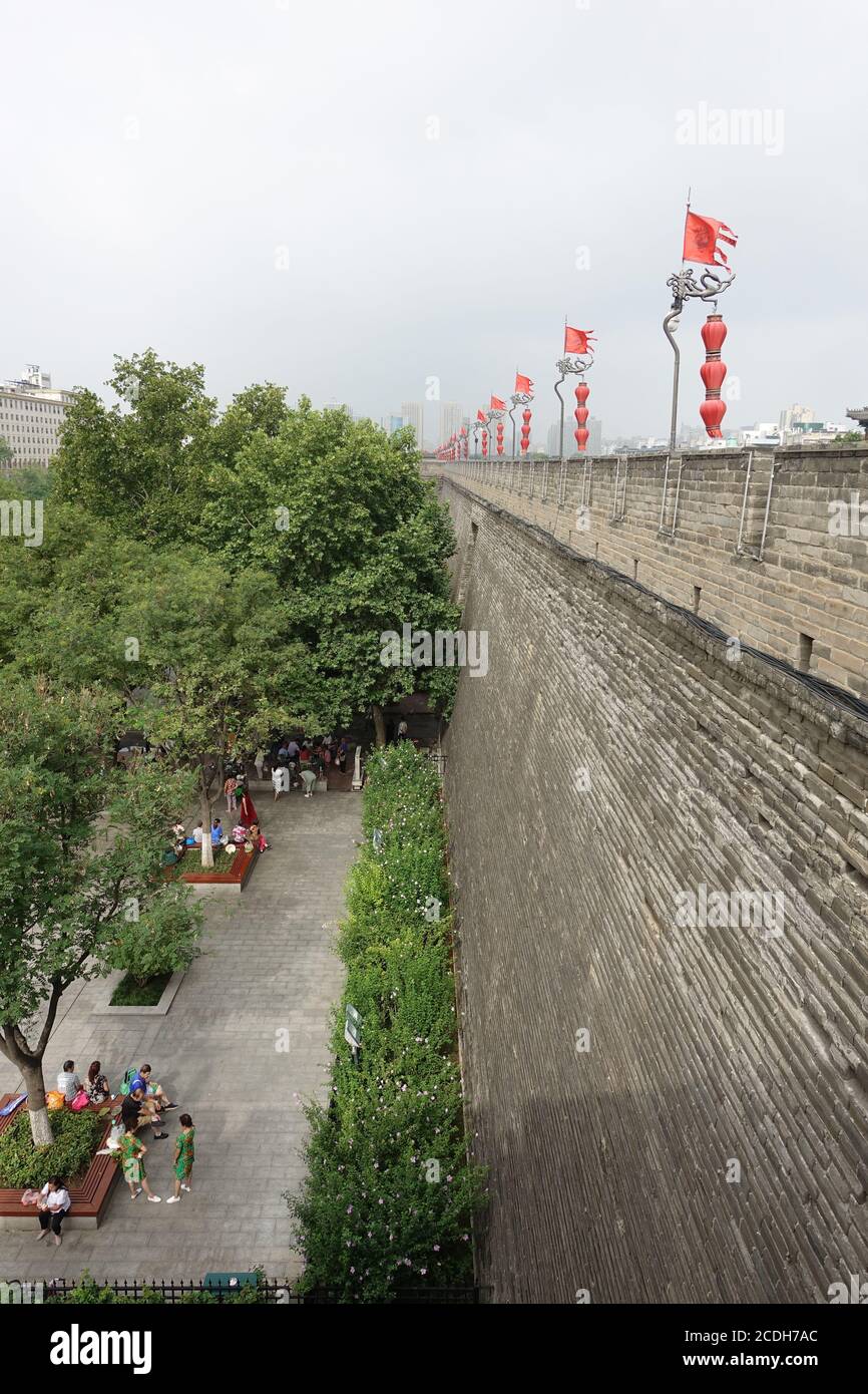 Xi'an City Wall Stock Photo - Alamy