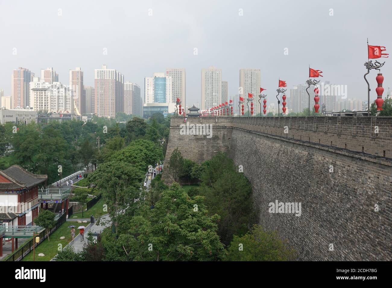Xi'an City Wall Stock Photo - Alamy