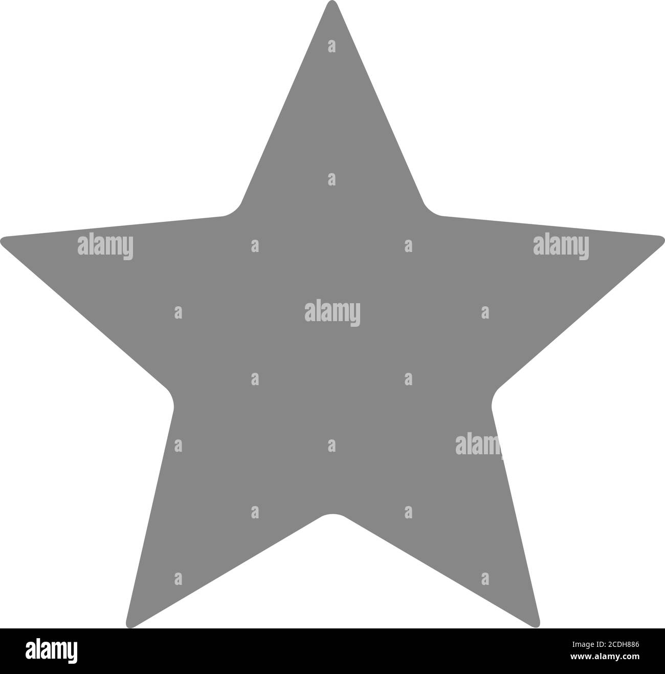 Star, customer reviews gray icon. Rating, add to favorites, win symbol ...