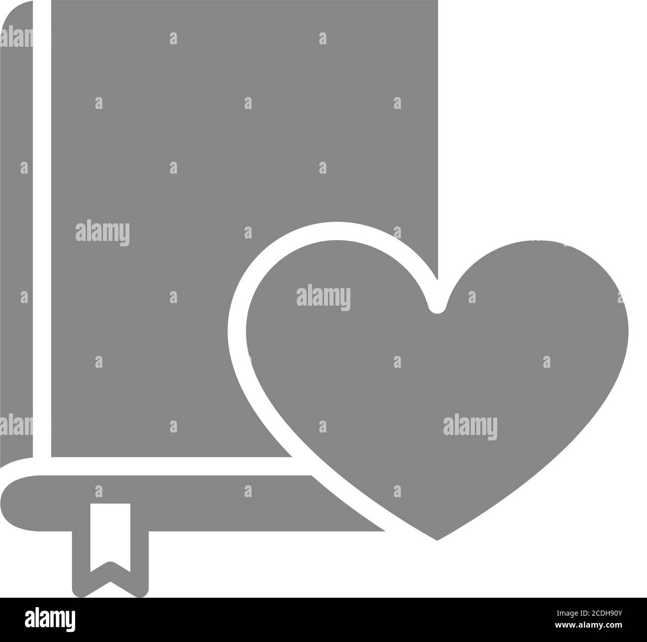 Love diary gray icon. Heart with book, love stories, like, feedback ...