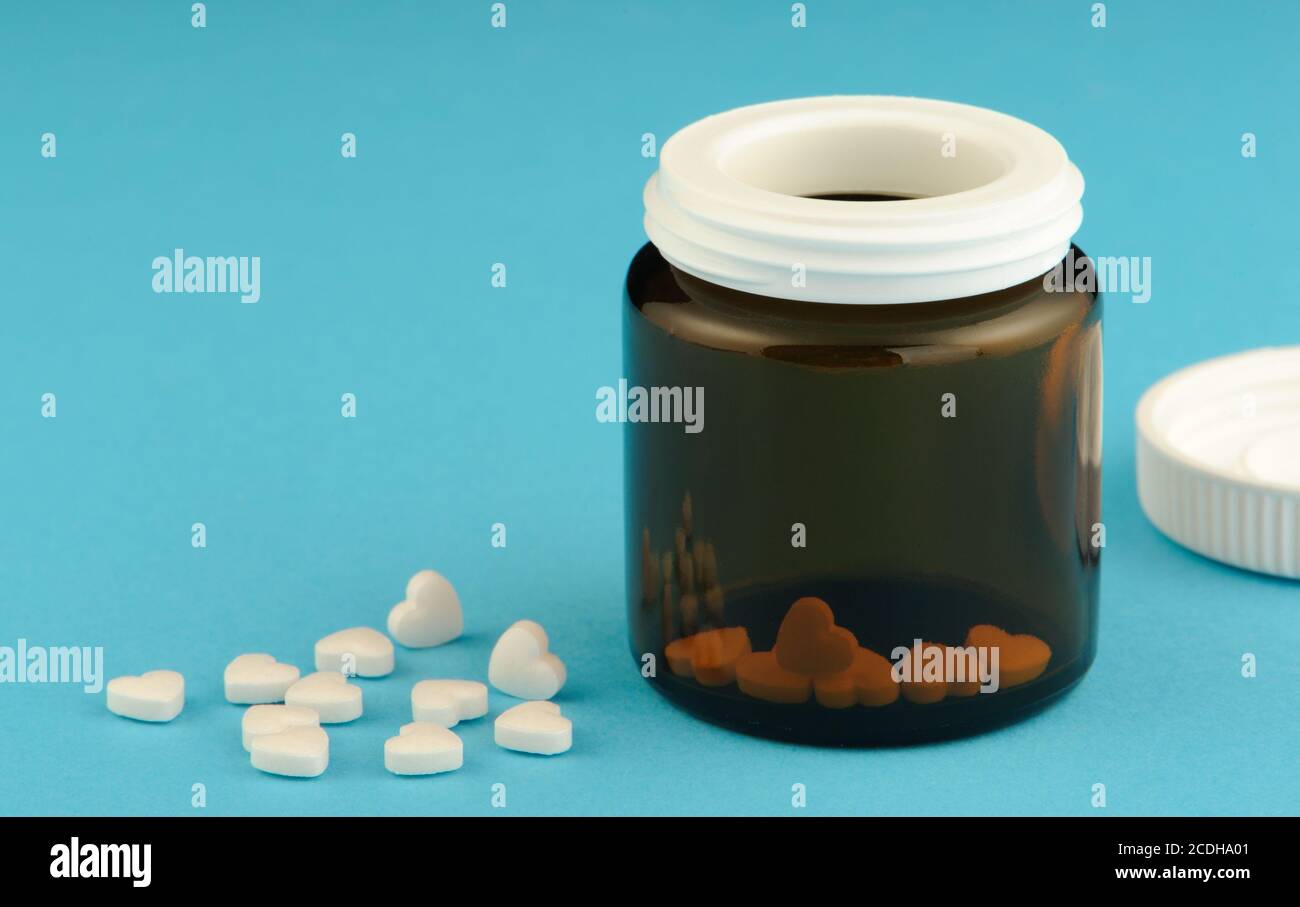 Heart tablets hi-res stock photography and images - Alamy