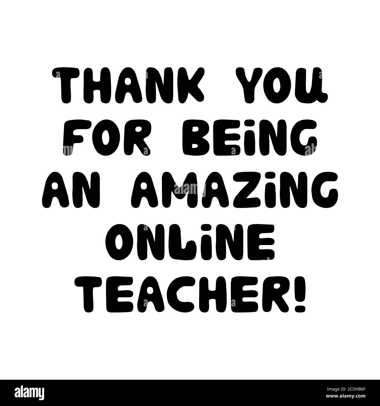 Thank you for being an amazing online teacher. Education quote. Cute ...