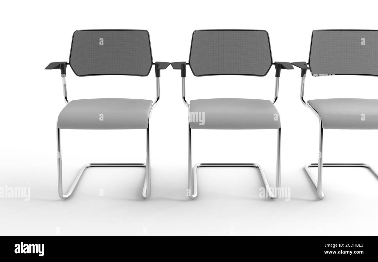 Three modern chairs Stock Photo - Alamy