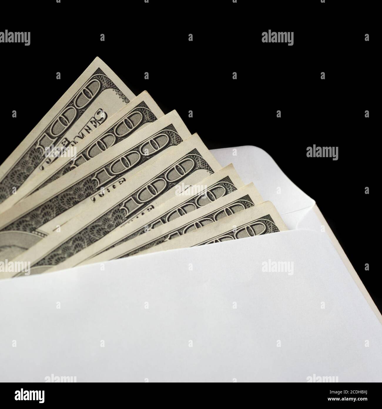 Bribe in an envelope Stock Photo - Alamy
