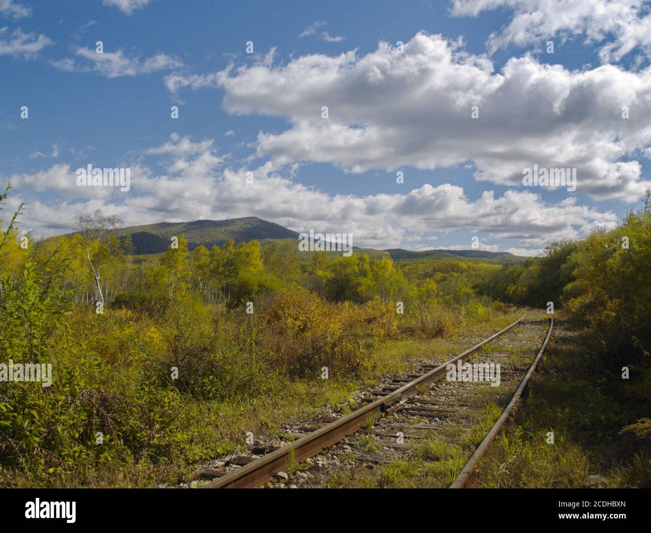 Old railway track Stock Photo - Alamy
