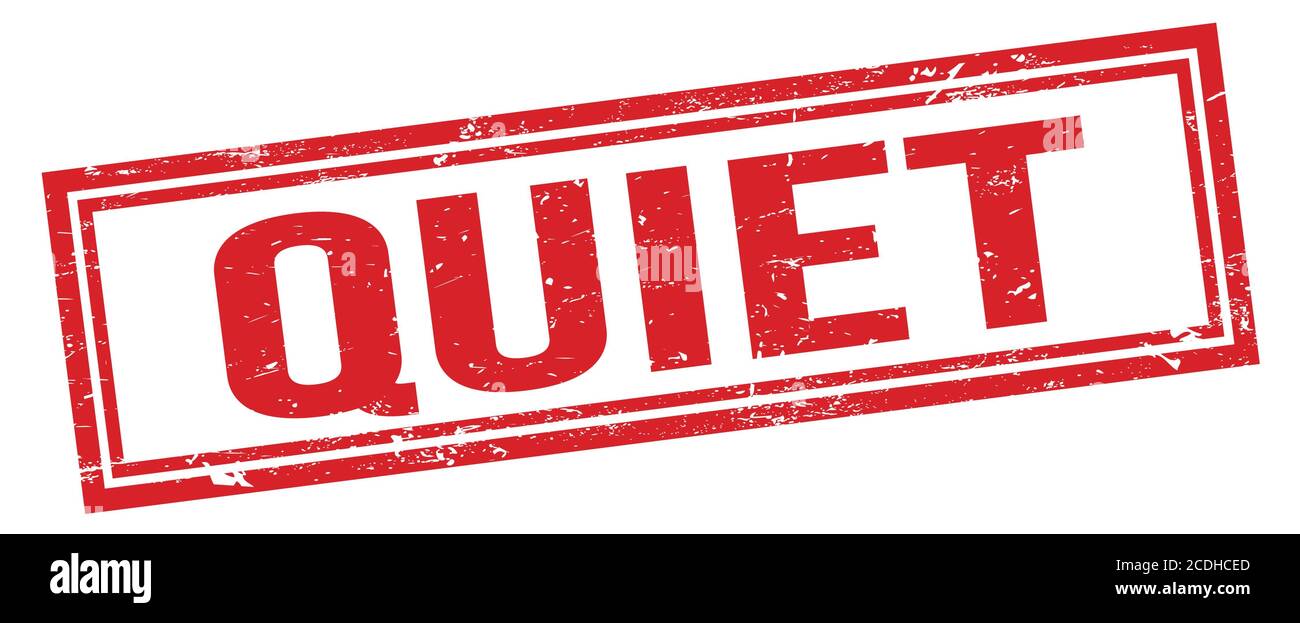 Quiet stamp hi-res stock photography and images - Alamy