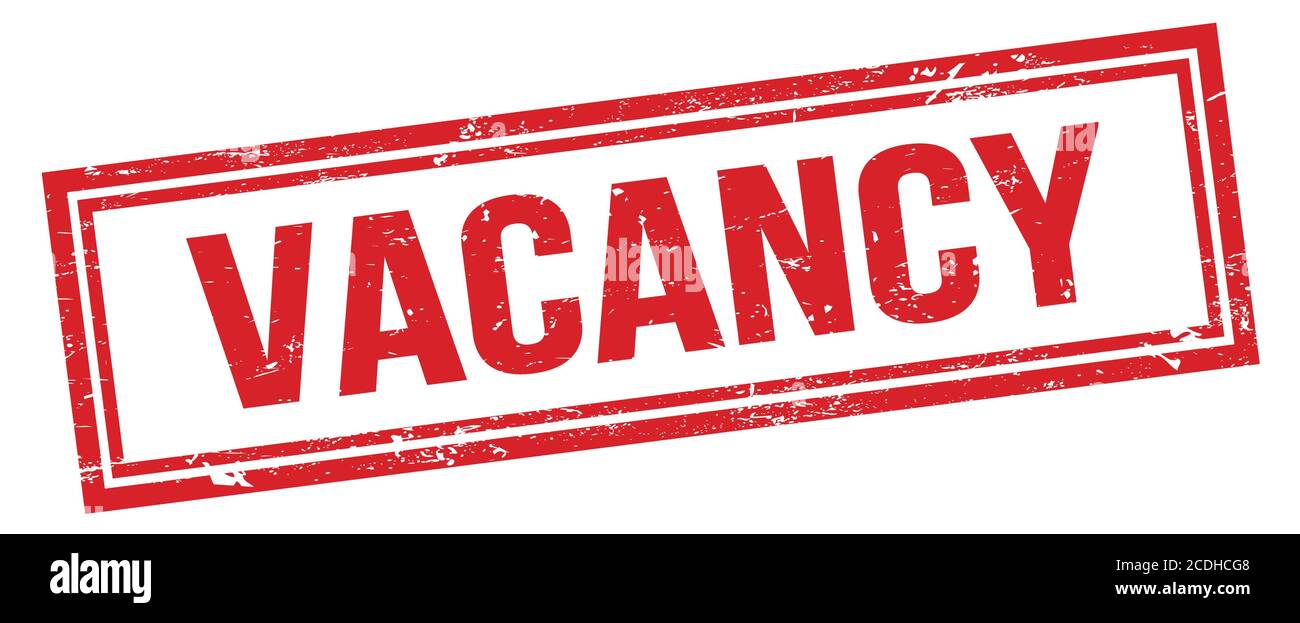Vacancy stamp hi-res stock photography and images - Alamy