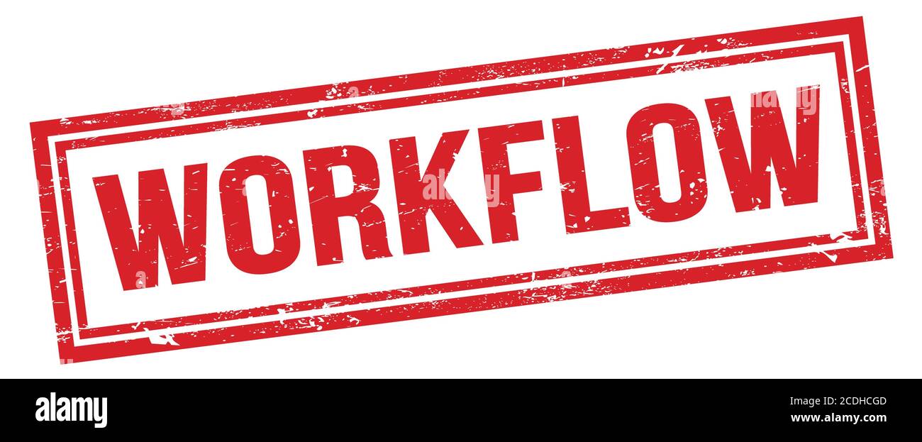 Workflow stamp Cut Out Stock Images & Pictures - Alamy