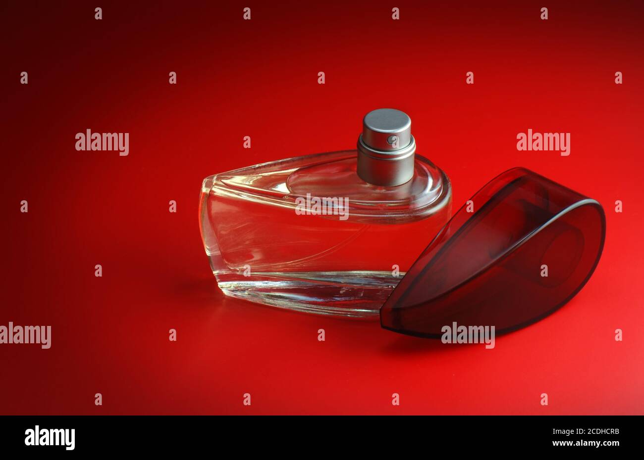Red perfume bottle hi-res stock photography and images - Alamy