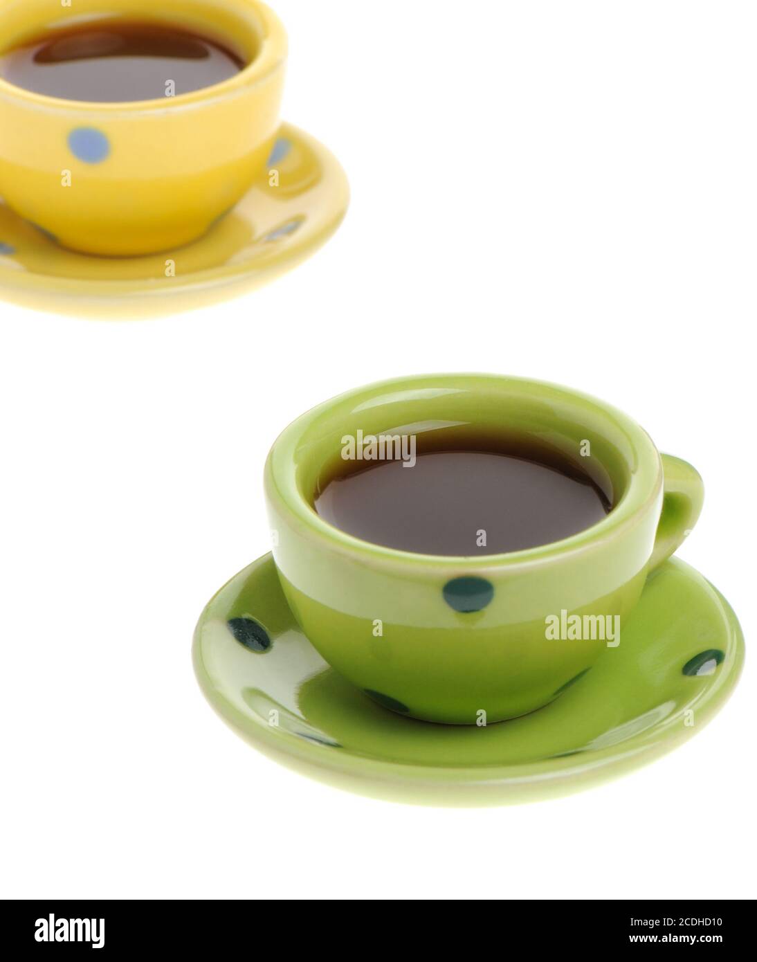 Color coffee cups Stock Photo - Alamy