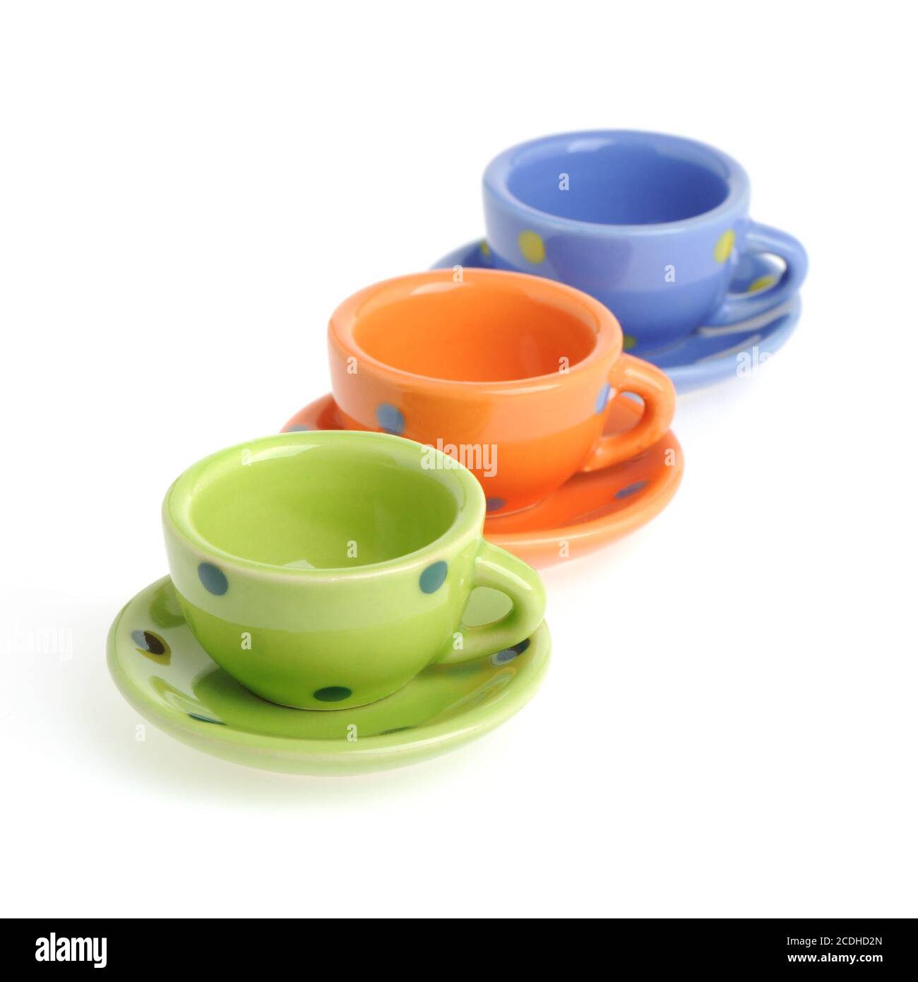 Plates cups Cut Out Stock Images & Pictures - Alamy