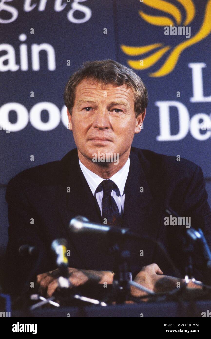 Paddy Ashdown MP at Liberal Democrat Conference in Bournemouth. 09 ...