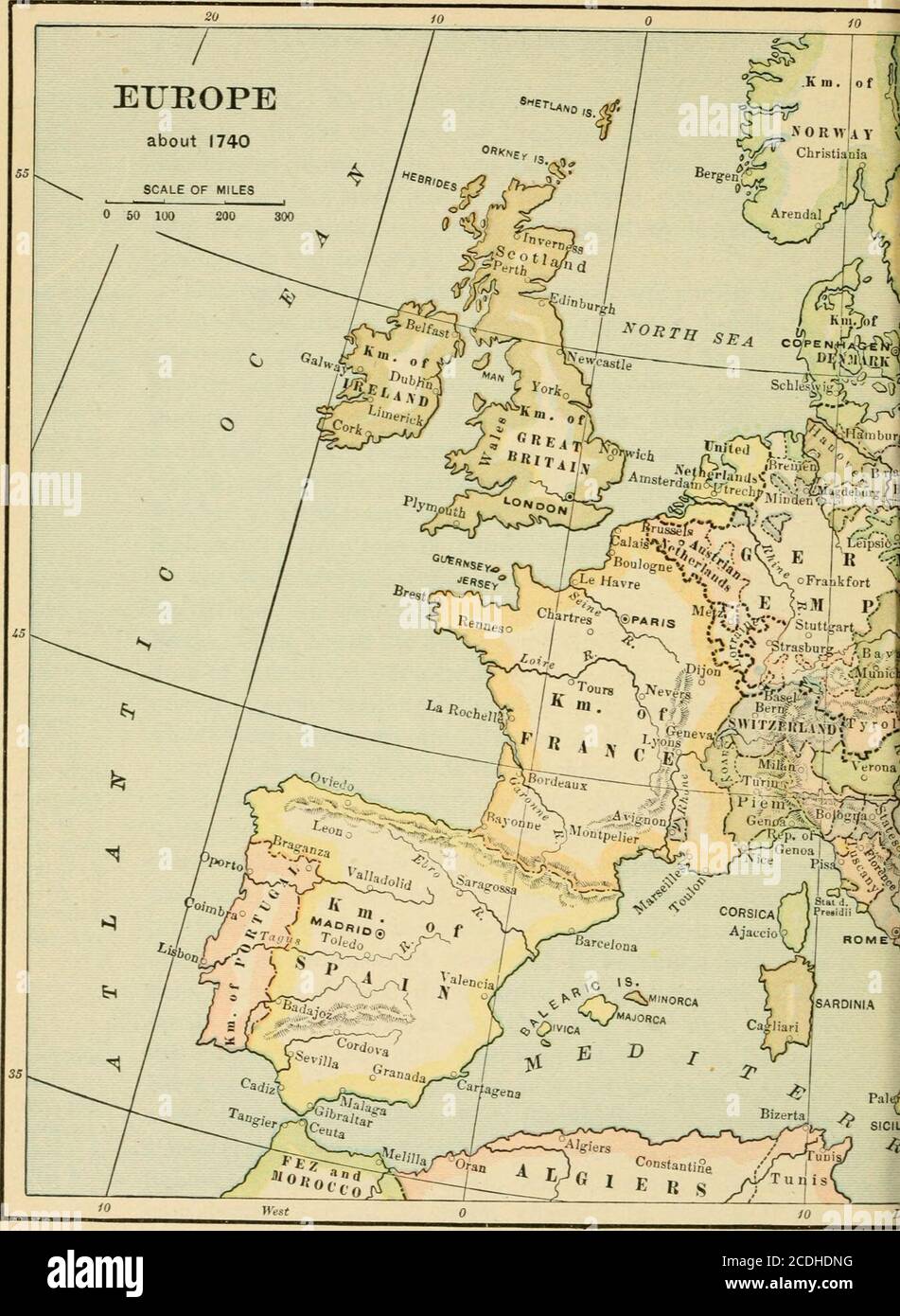 . Medieval and modern history; an outline of its development ...