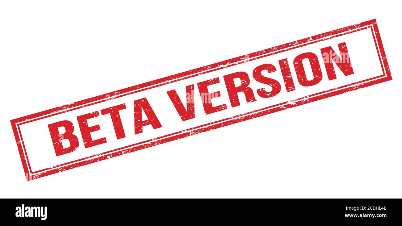 Beta version word hi-res stock photography and images - Alamy
