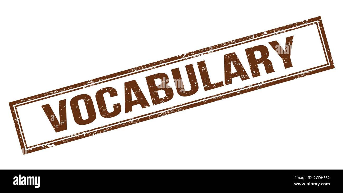 Vocabulary Stamp High Resolution Stock Photography and Images - Alamy