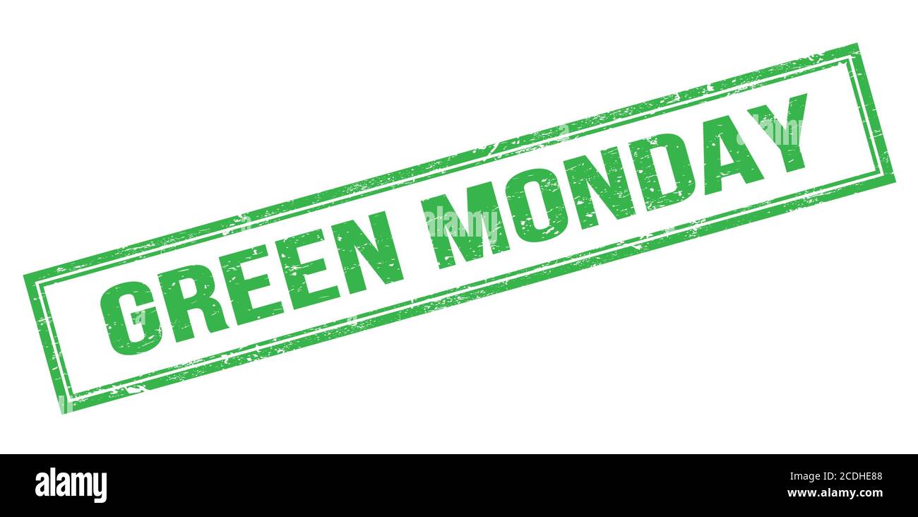 Green monday stamp hi-res stock photography and images - Alamy