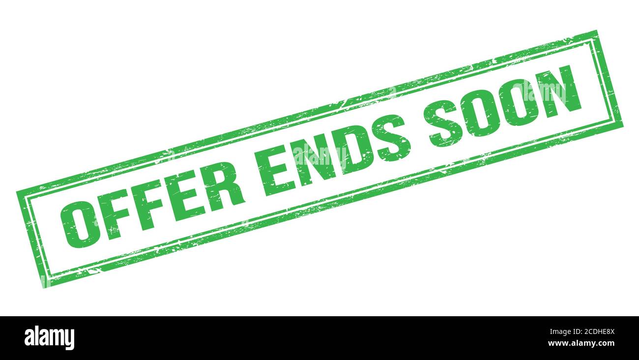 Offer ends soon hi-res stock photography and images - Alamy