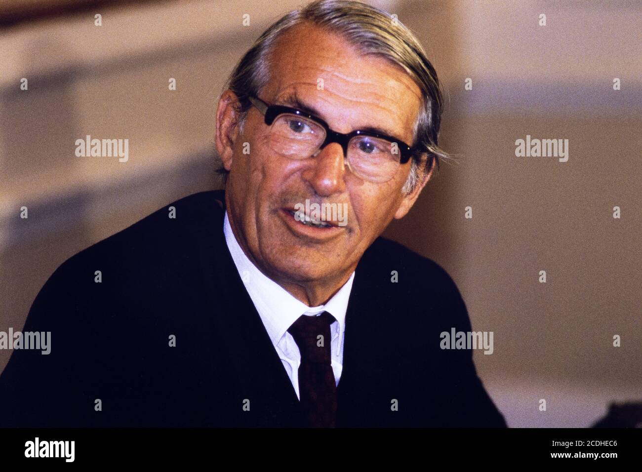 The Rt Hon Lord John Donaldson, Master of The Rolls at a The 1990 Bar ...