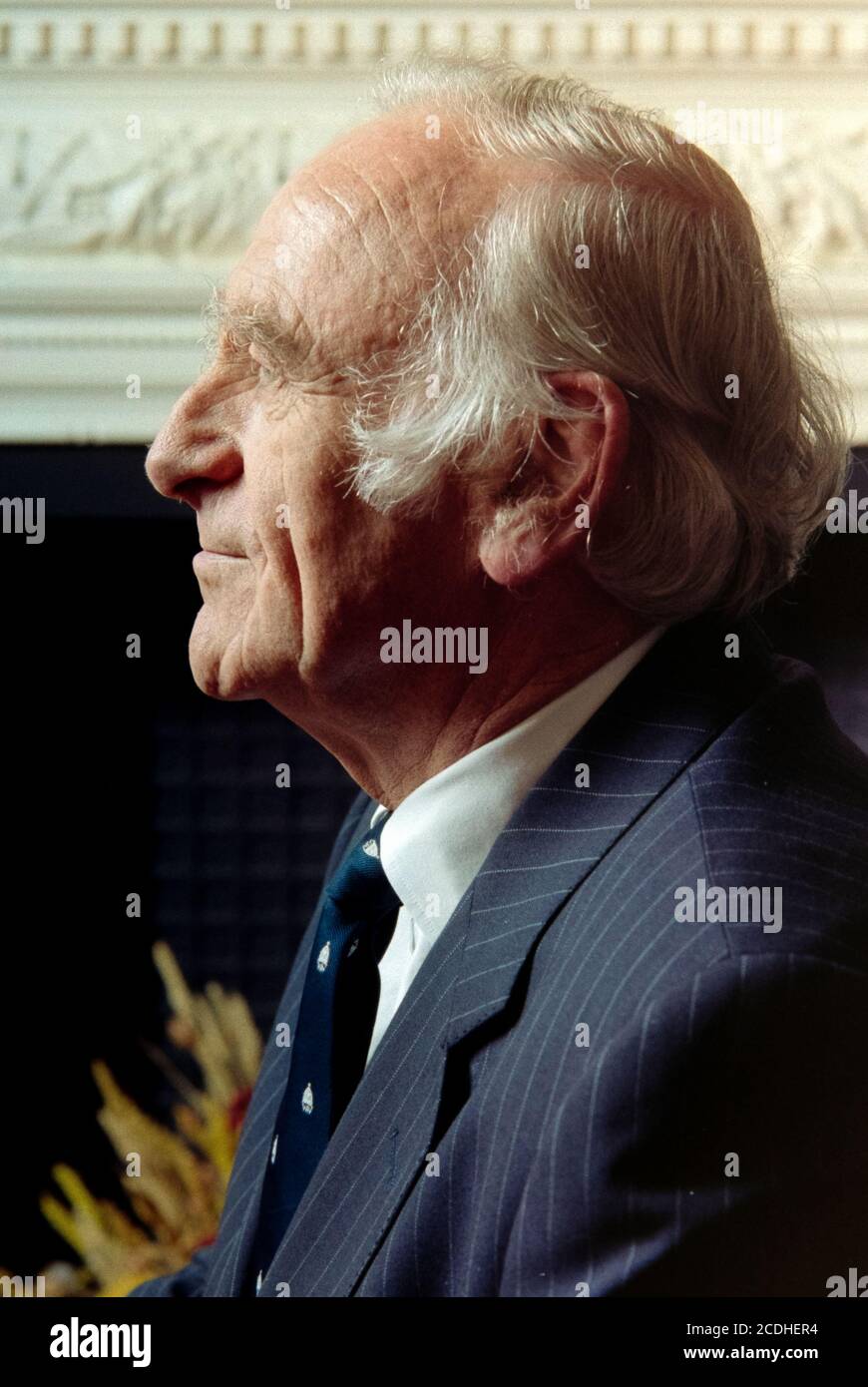 Sir Roger Elliott photographed at the Stationers’ Hall in the City of ...
