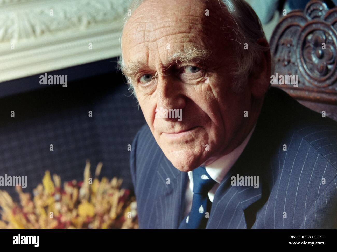 Sir Roger Elliott photographed at the Stationers’ Hall in the City of ...