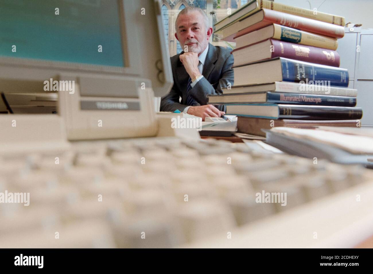 Professor Robin Alston at University College London. 01 October 1993 ...