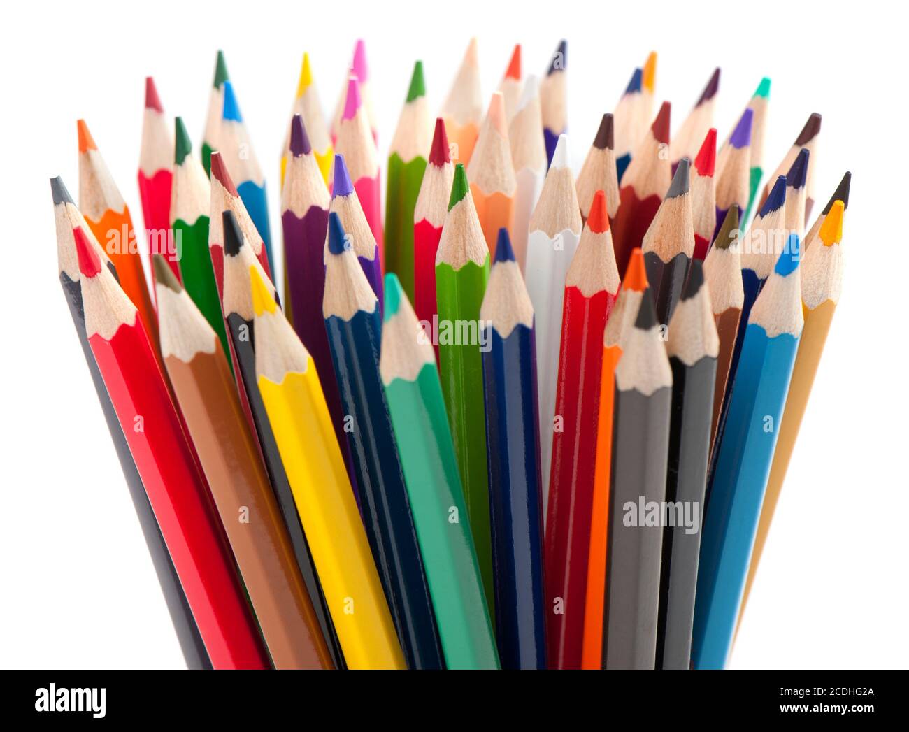 Set of color pencils Stock Photo - Alamy