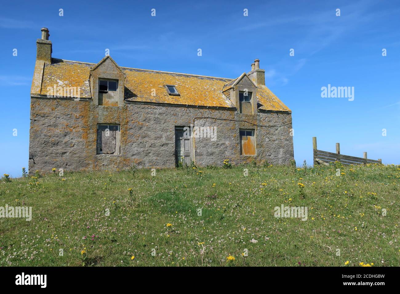 croft. The Hebridean Way. Outer Hebrides. Highlands. Scotland. UK Stock ...