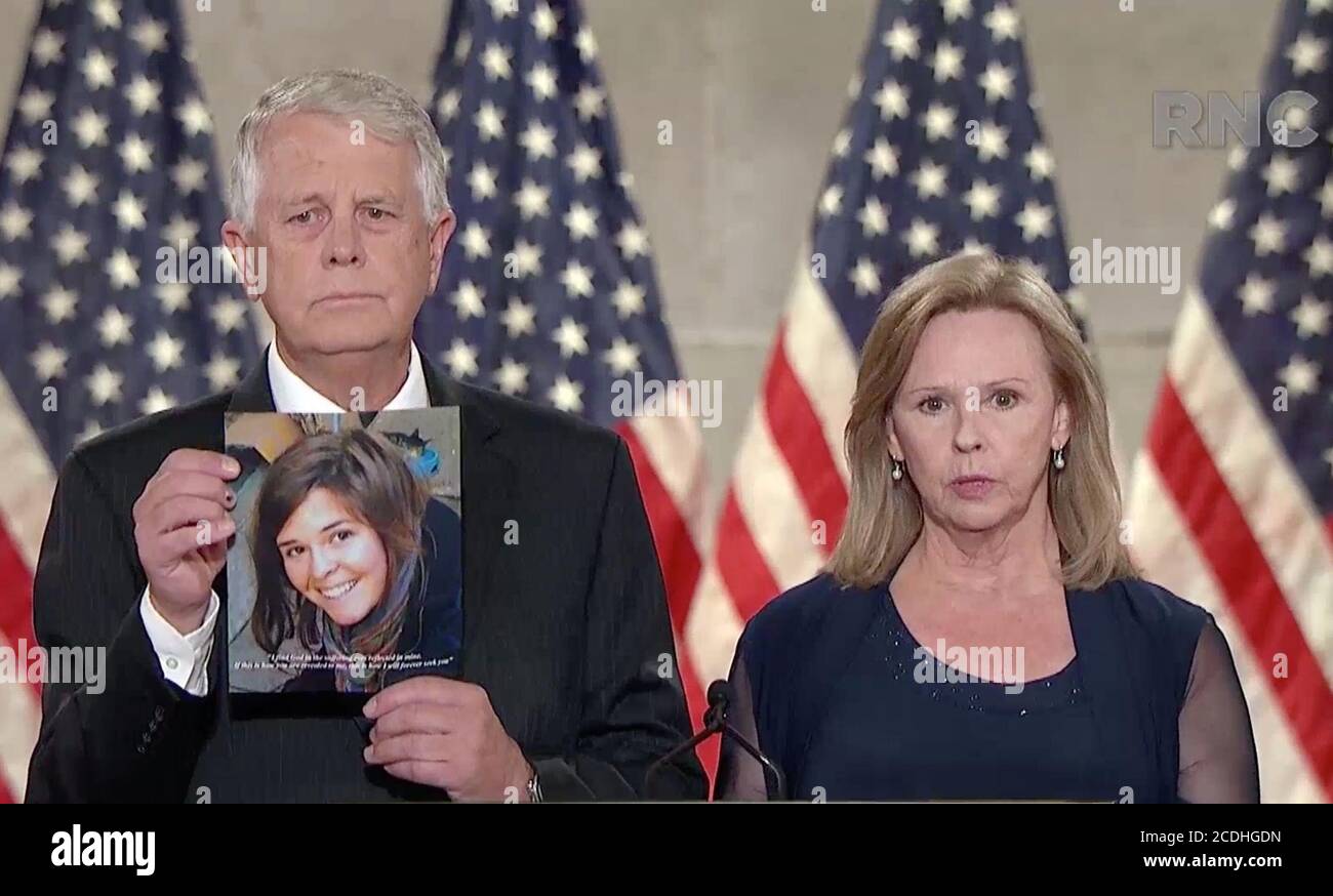 In this image from the Republican National Convention video feed, Carl ...