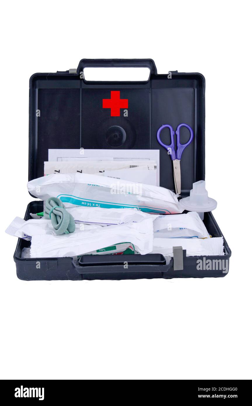 First aid kit box open hi-res stock photography and images - Alamy
