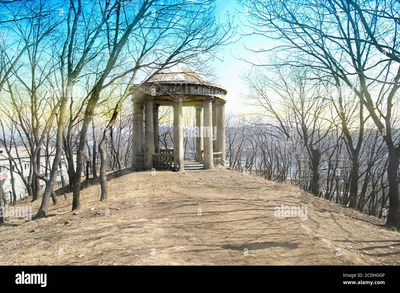 roman style gazebo Stock Photo - Alamy