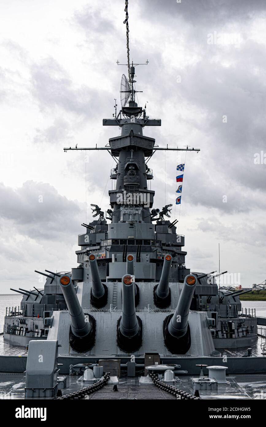 Battleship uss alabama hi-res stock photography and images - Alamy