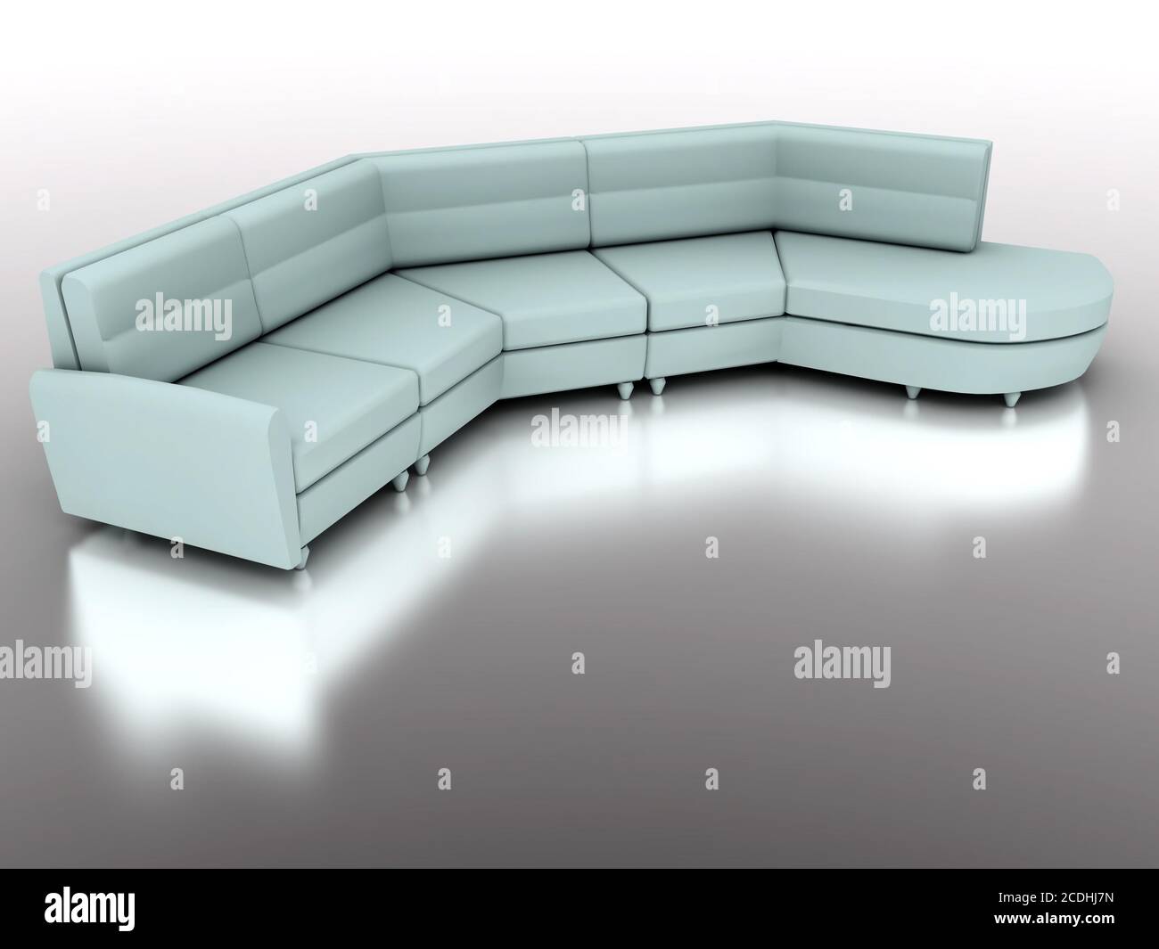 light green modern sofa with the washed Stock Photo - Alamy