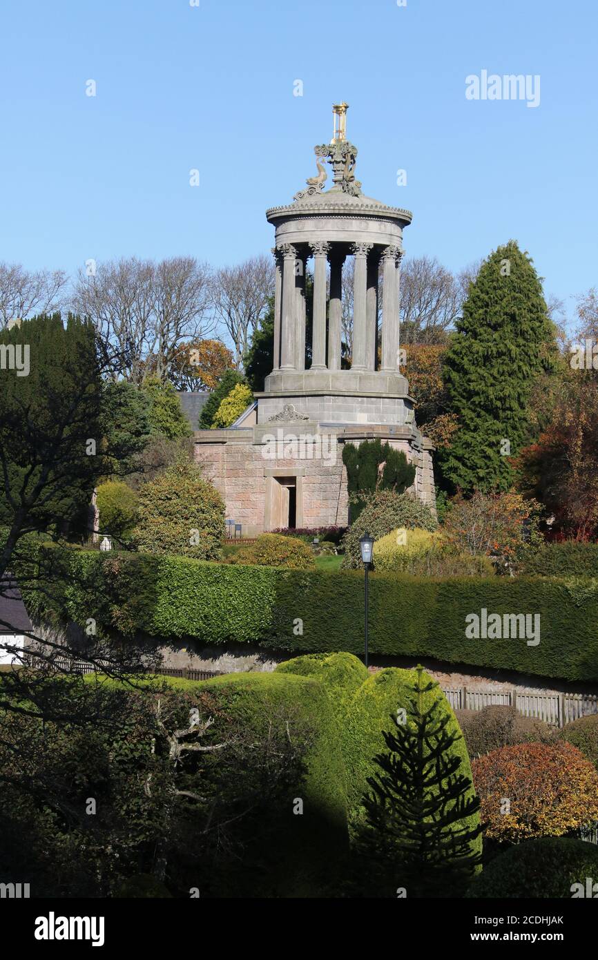 Burns monument memorial gardens hi-res stock photography and images - Alamy