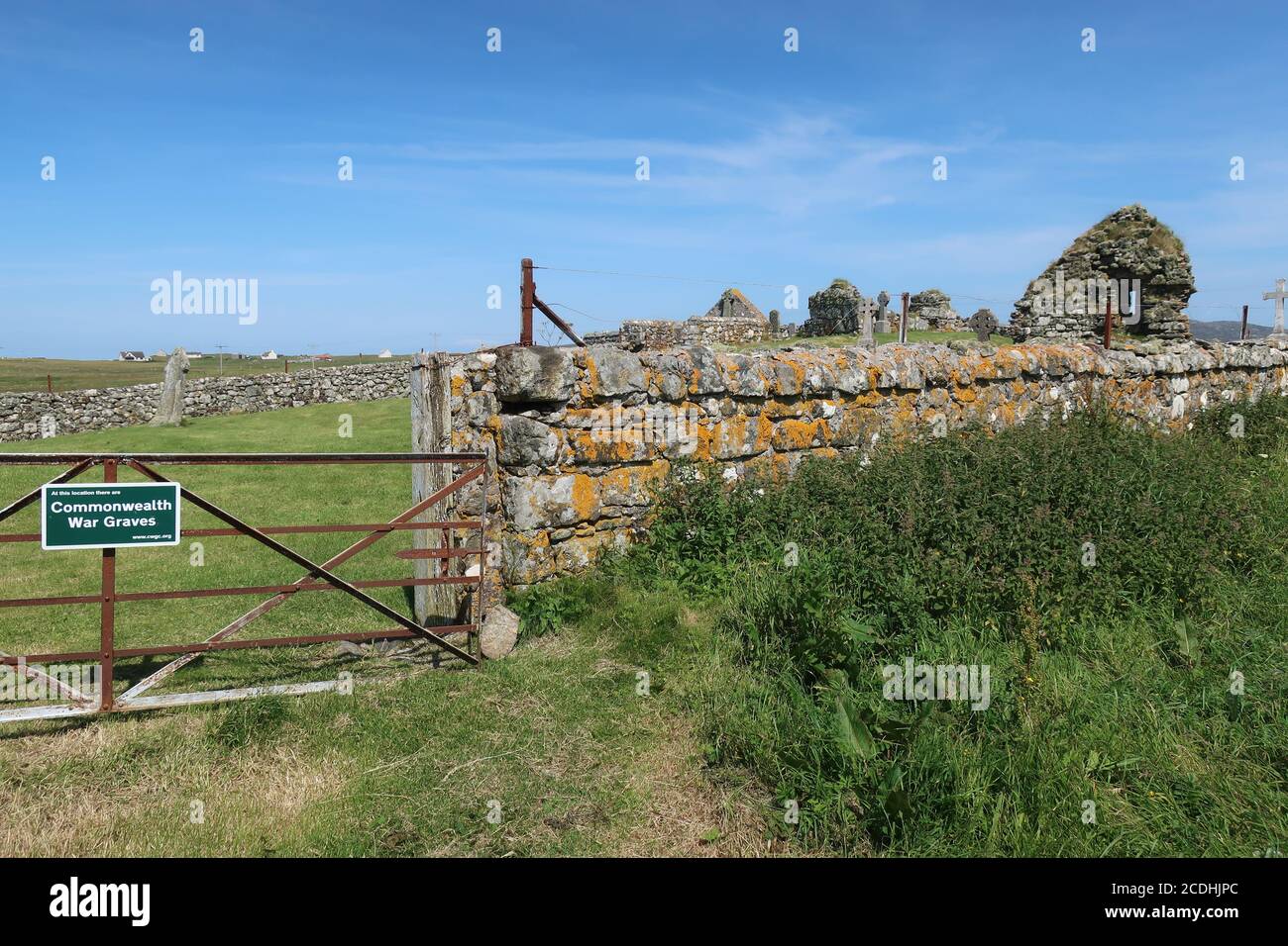 The ruins of Teampull Mor remarkable collection of churches and chapels ...